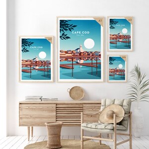 Cape Cod Traditional Travel Print - United States, Cape Cod Poster ...