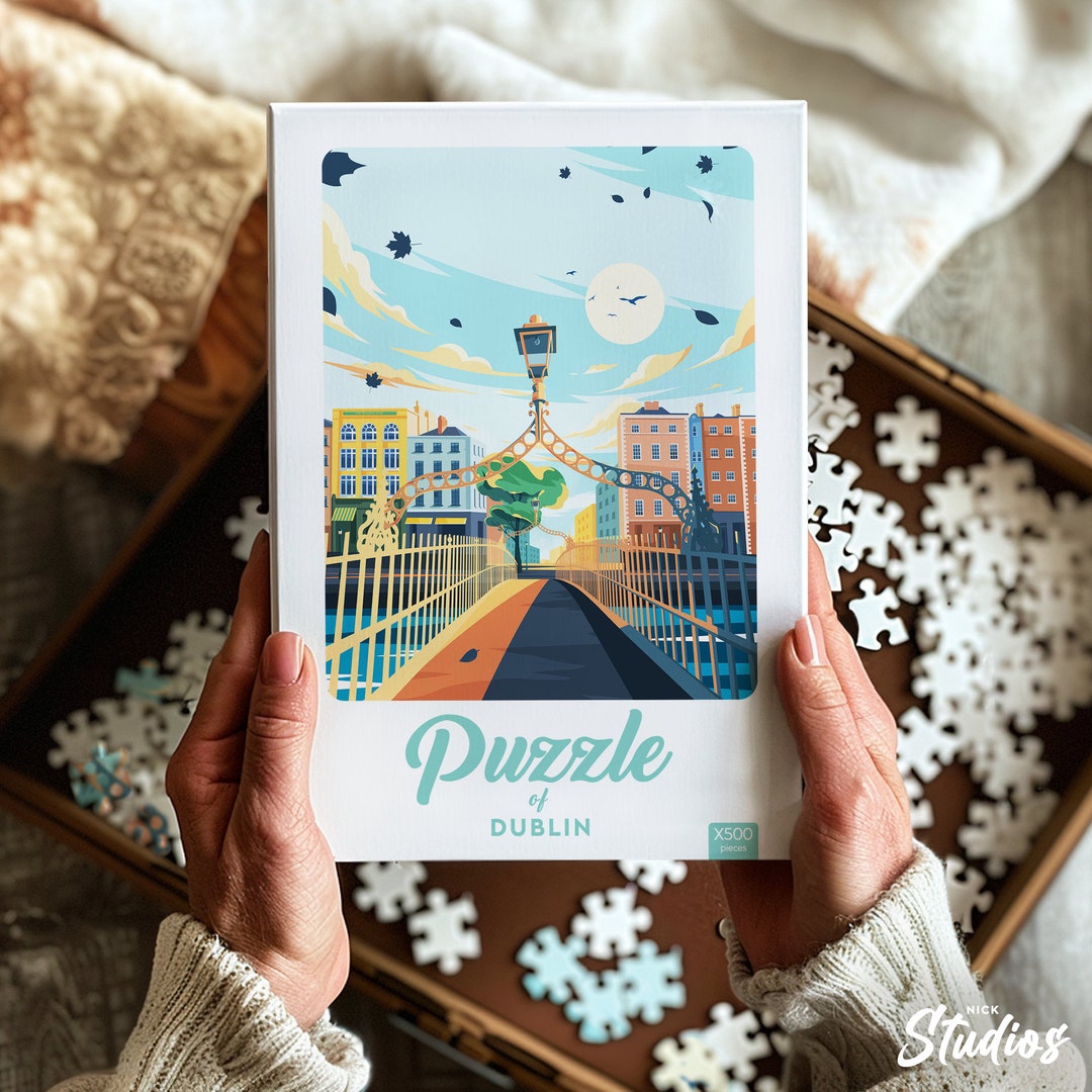 Dublin Puzzle 500 Pieces, Dublin Jigsaw Puzzle, Dublin Ireland Puzzle ...