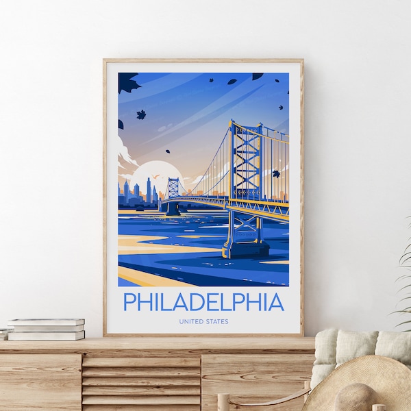 Philadelphia Poster - Etsy