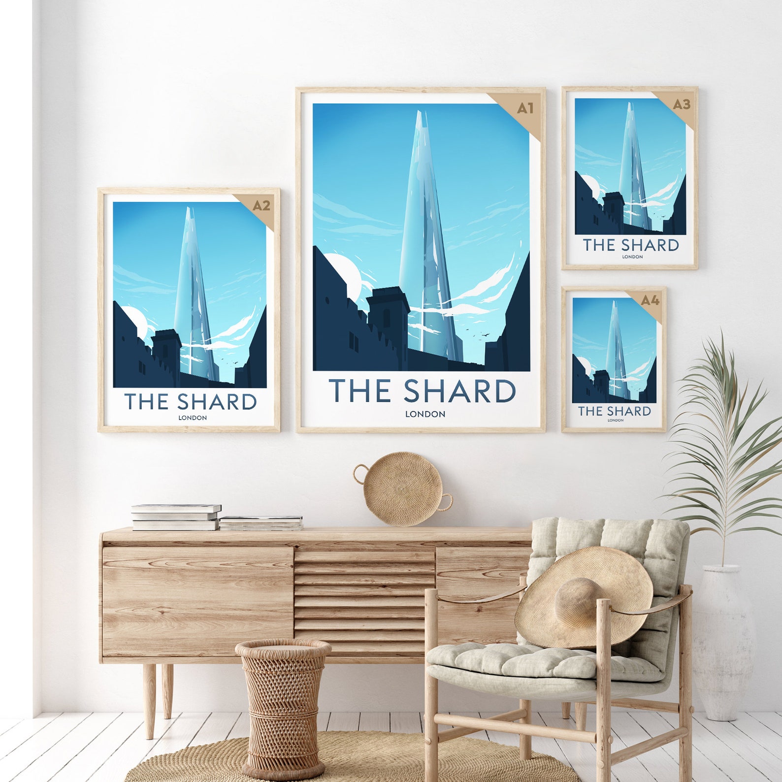 The Shard Travel Print London Shard Print Shard Poster - Etsy UK