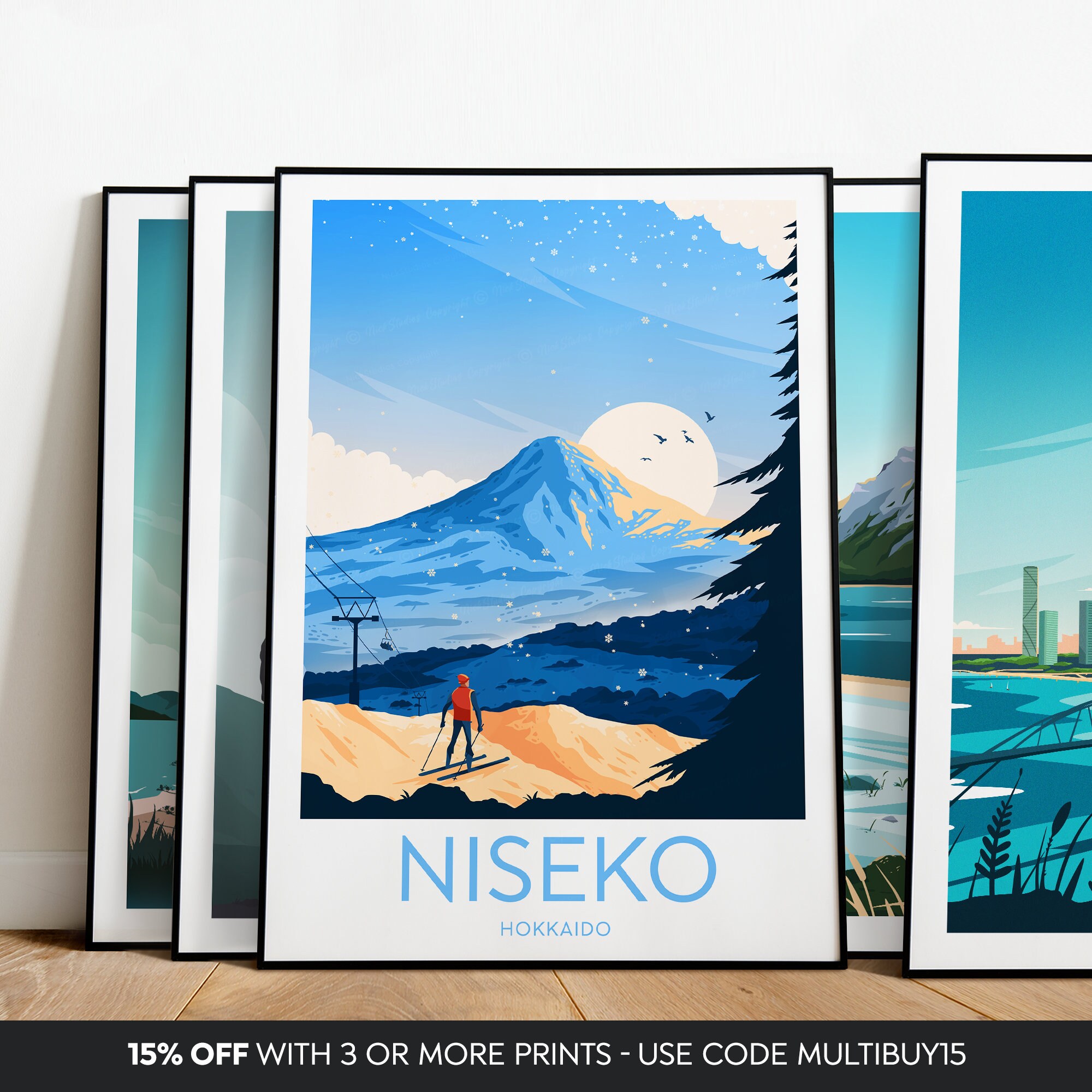 Niseko Ski Print Hokkaido Niseko Poster Wedding Gift - Etsy