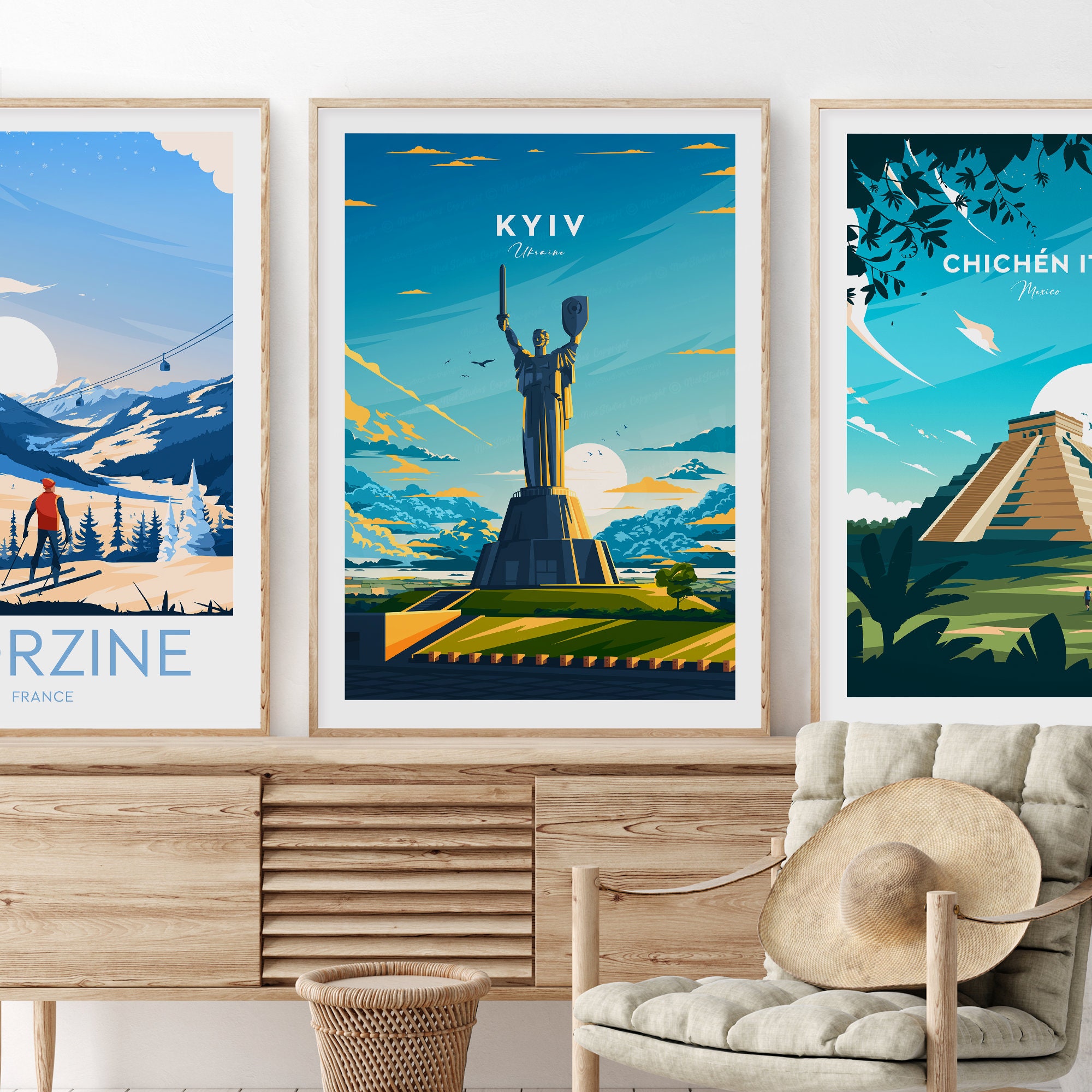 Kyiv Traditional Travel Print Ukraine Kyiv Travel Poster - Etsy UK