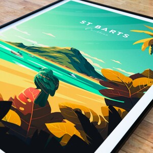 St Barts Traditional Travel Print - Caribbean, St Barts Poster, Saint ...
