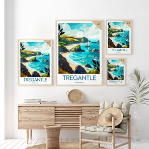Tregantle Travel Print - Cornwall, Tregantle Bay Print, Tregantle Beach ...