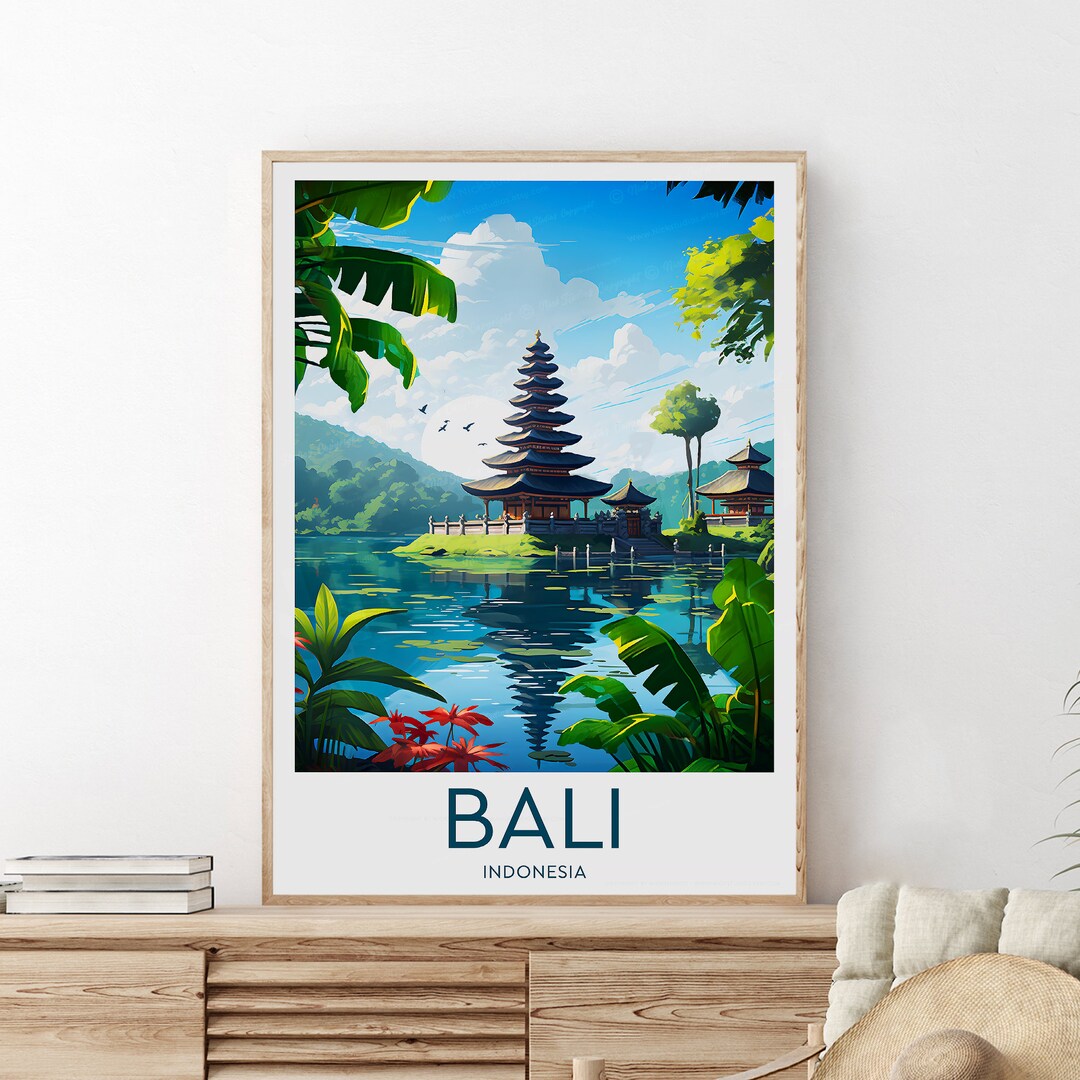 Bali Travel Print - Indonesia, Bali Print, Bali Poster, Indonesia Print ...