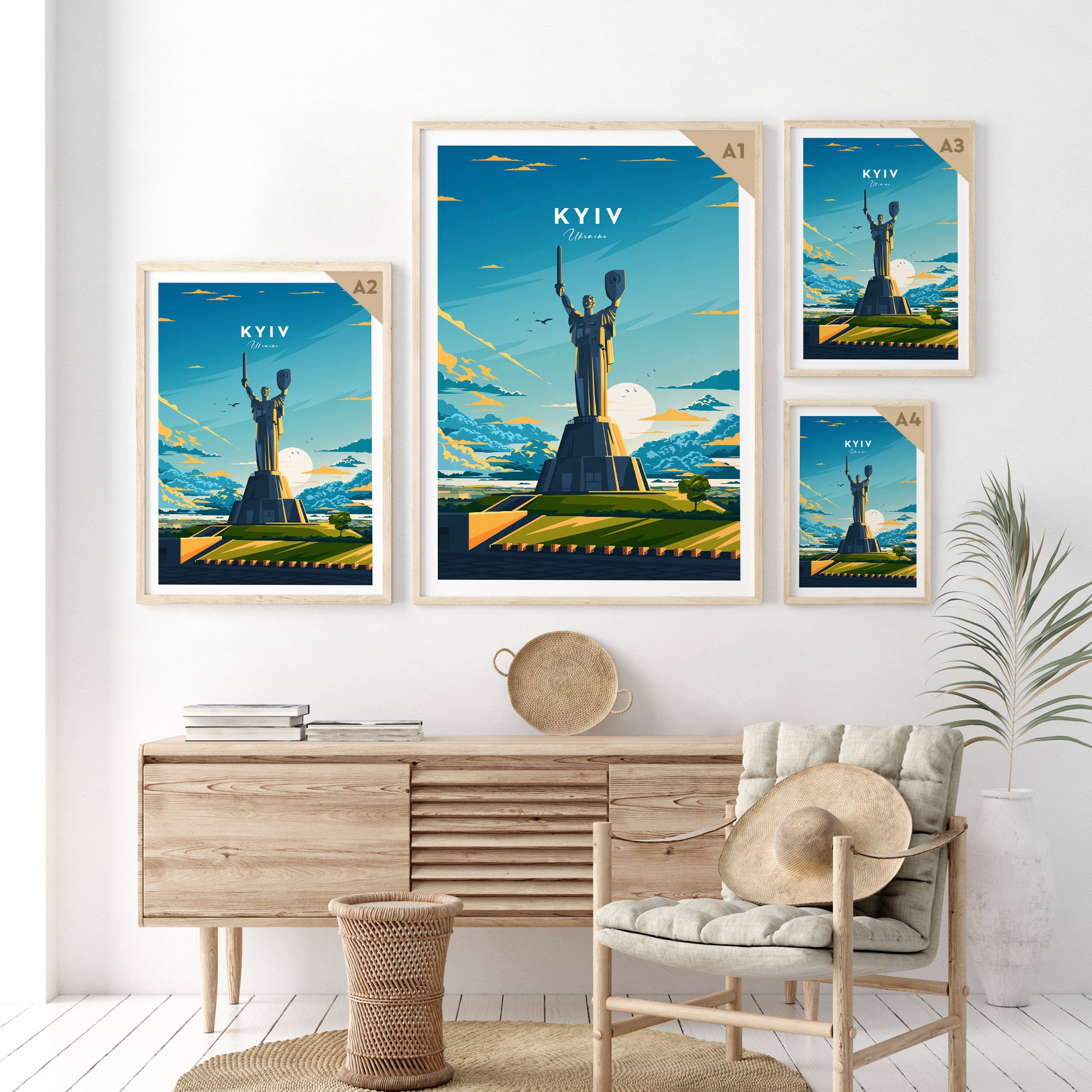 Kyiv Traditional Travel Print Ukraine Kyiv Travel Poster - Etsy UK