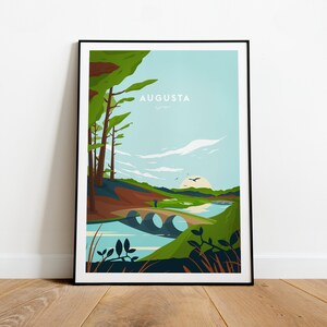 Augusta National Golf Club Print - Georgia, Augusta Poster, Masters ...