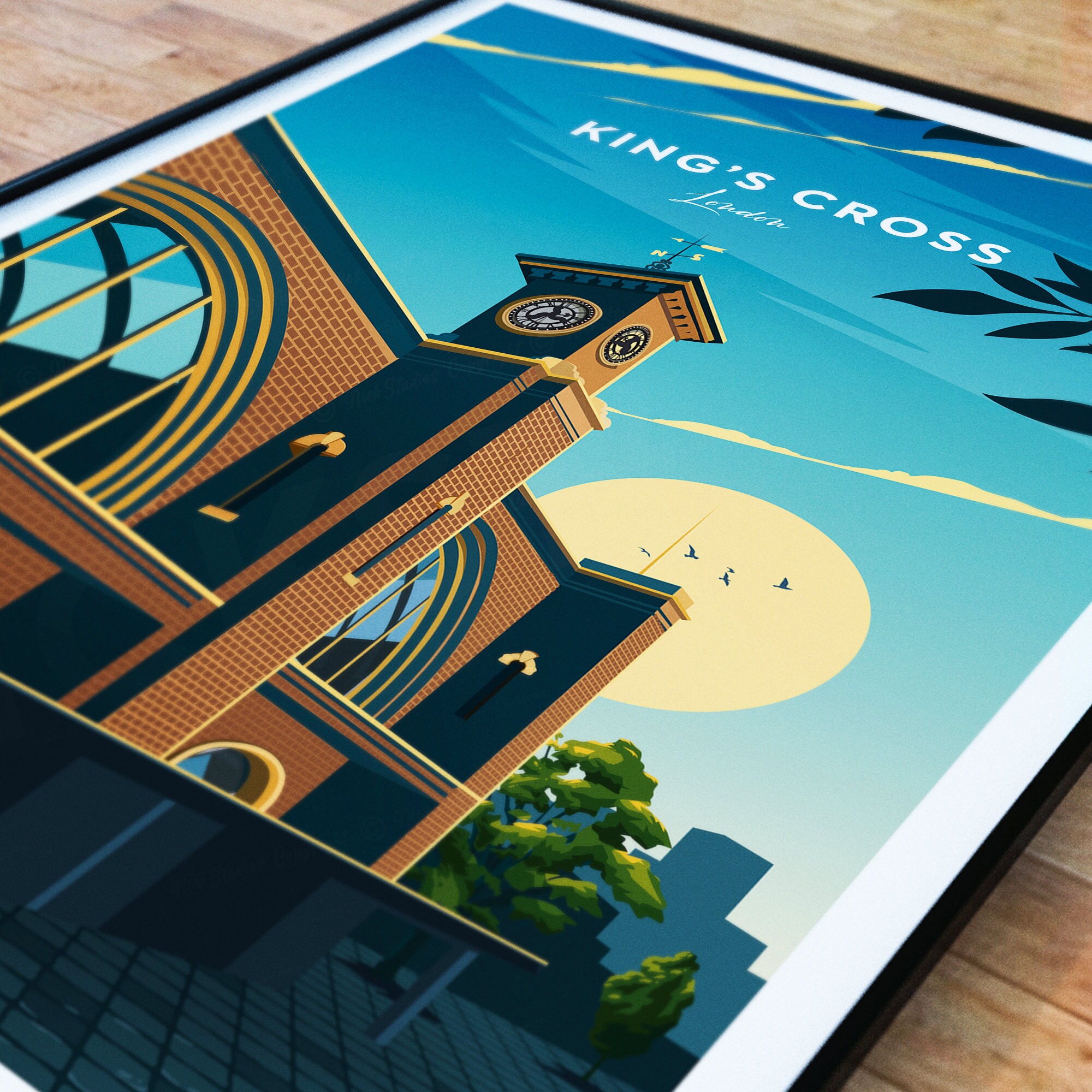 Kings Cross traditional travel - London, King's Cross poster sold by ...