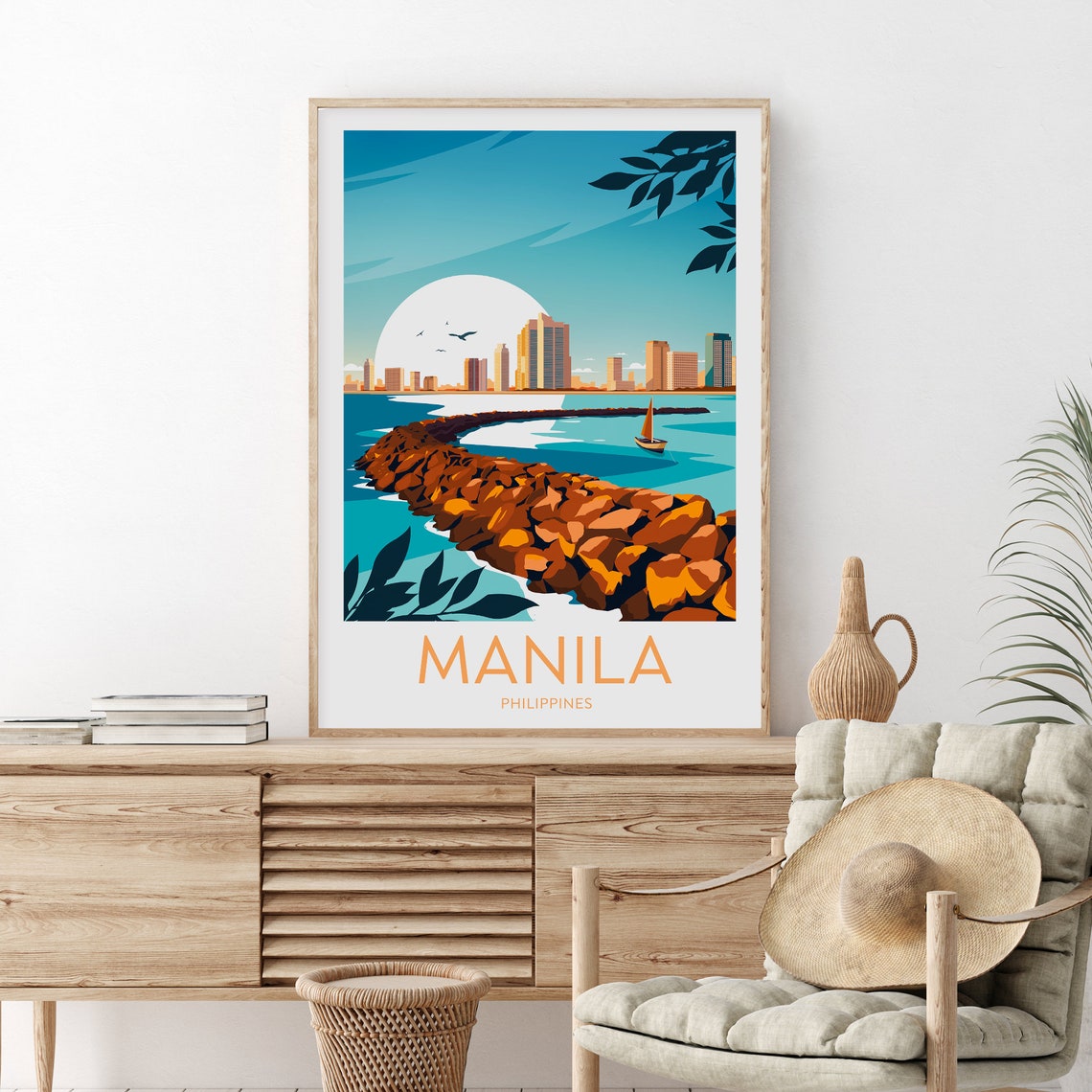 Manila Travel Print Philippines Manila Poster Philippines - Etsy