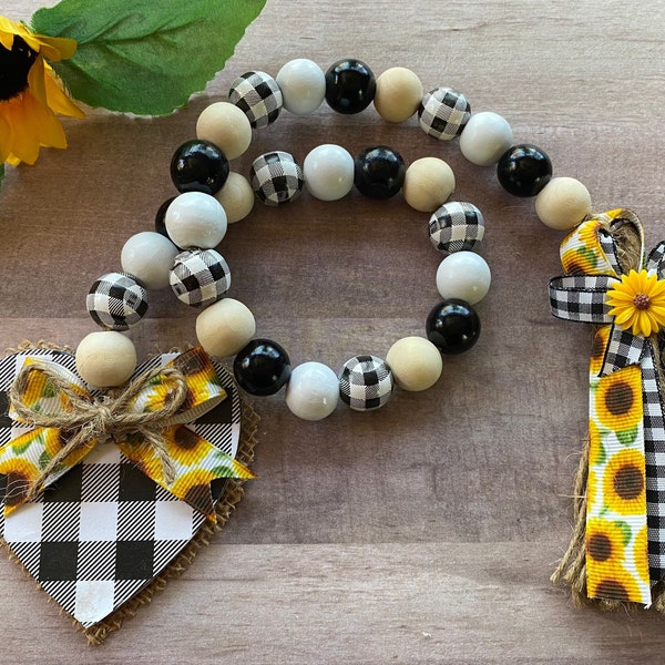 Buffalo Check Beads - Etsy