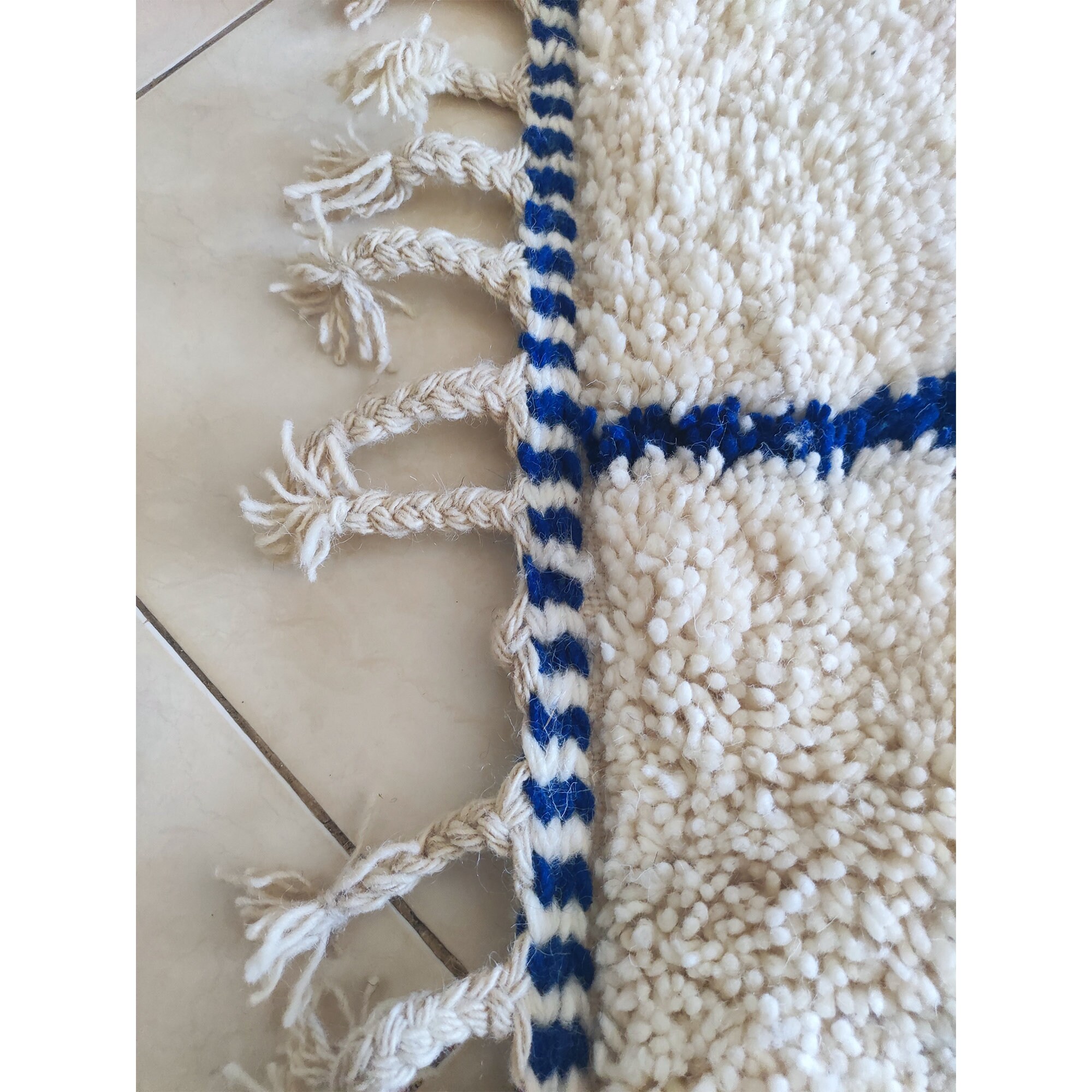 Moroccan Rug Blue Berber Rug Custom Moroccan Rug Beni | Etsy