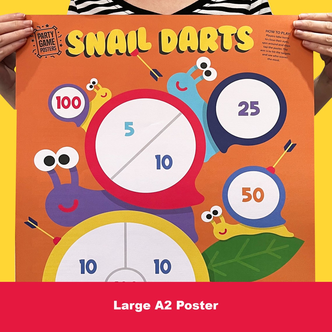 Party Game Poster Kids Party Game for Children Silly Games - Etsy