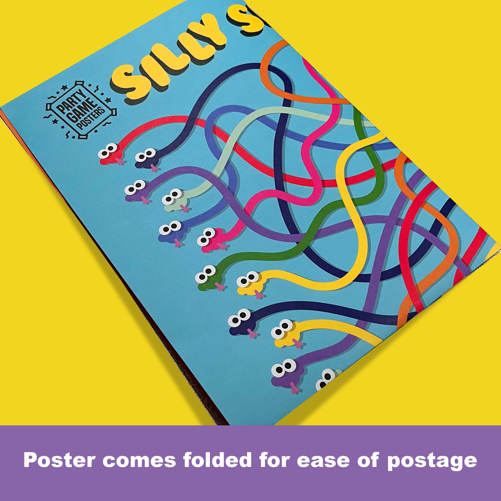 Party Game Poster Kids Party Game for Children Silly Games - Etsy