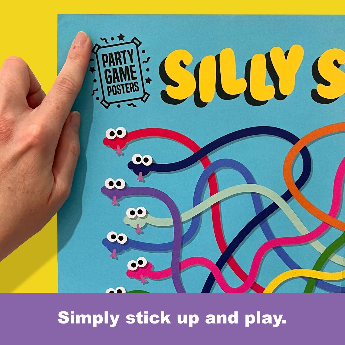 Party Game Poster Kids Party Game for Children Silly Games - Etsy