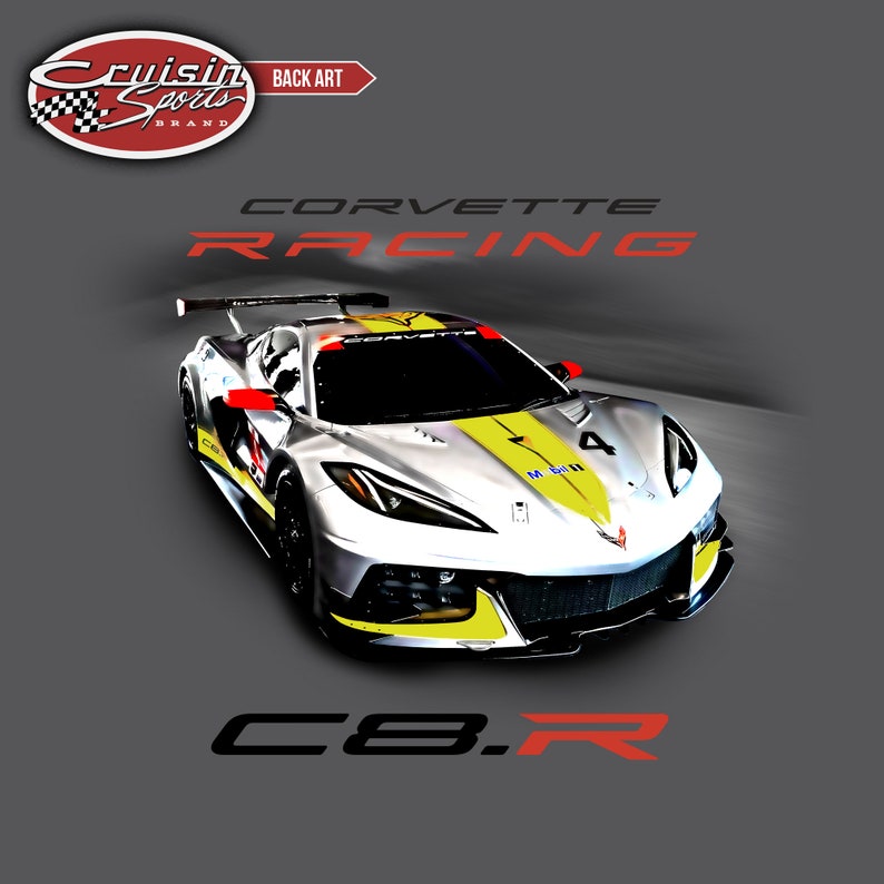 Cruisin Sports C8.r Corvette New Corvette Shirt Corvette Racing Custom ...