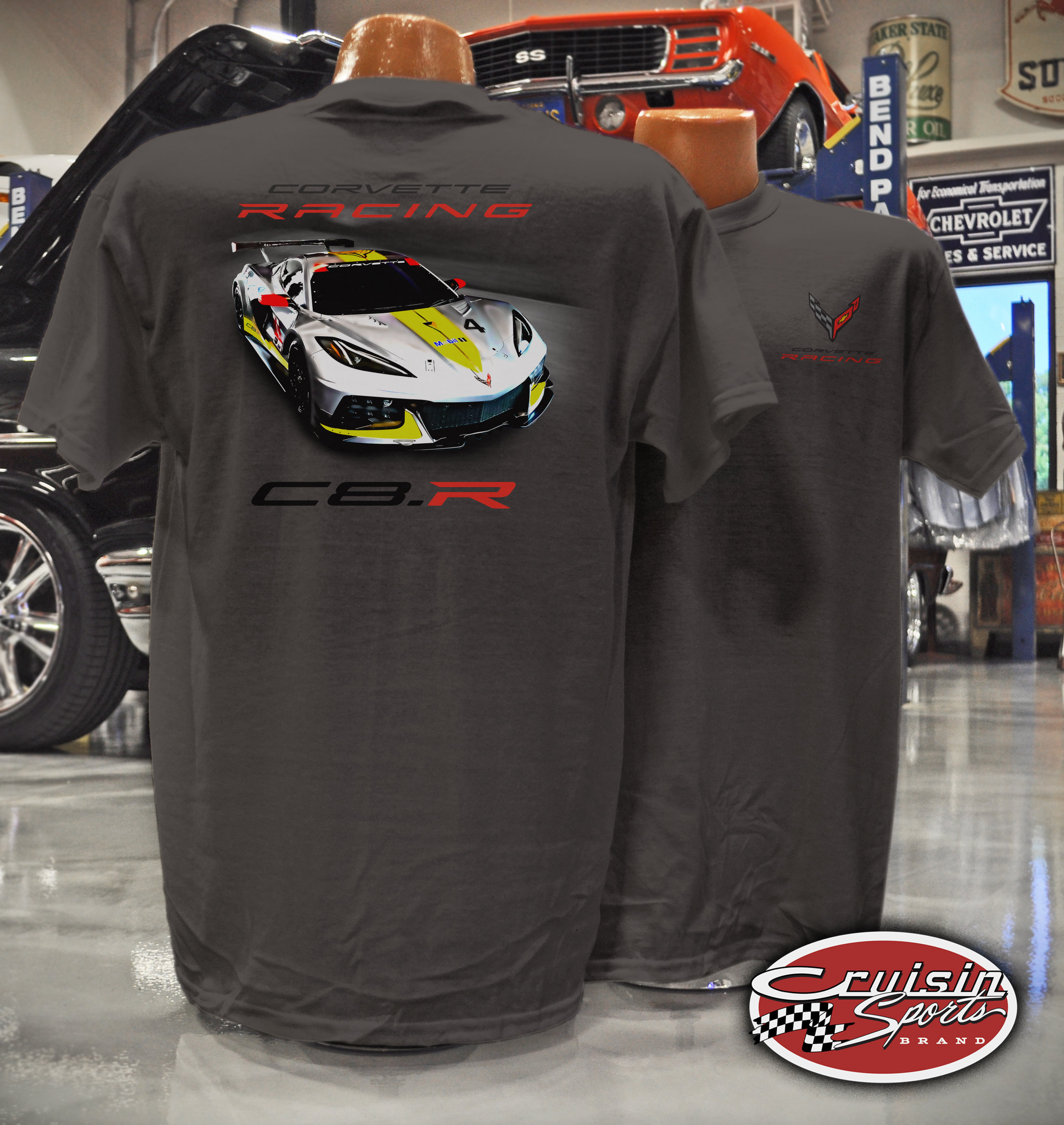 Cruisin Sports C8.r Corvette New Corvette Shirt Corvette Racing Custom ...
