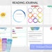 Reading Journal Printable PDF for Kids, Tweens, and Teens - Etsy