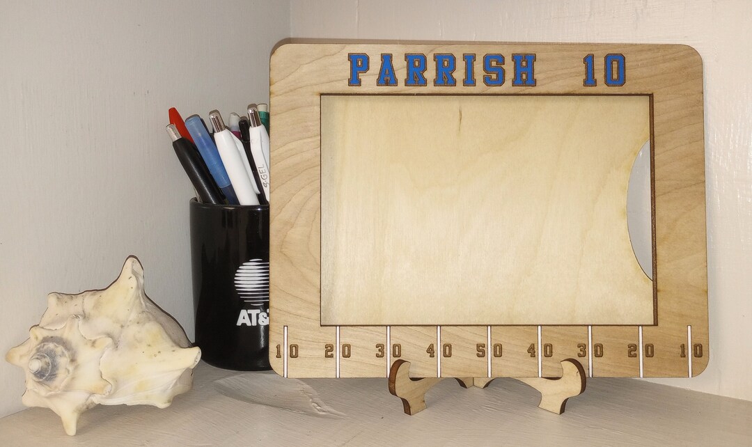 Football Picture Frame | Personalized Frame - Etsy