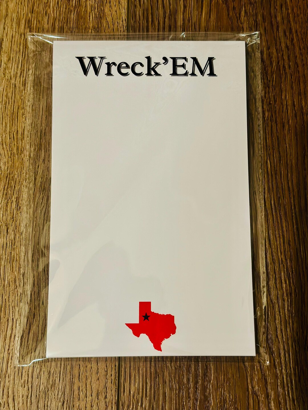 Texas Tech Notepad - Etsy