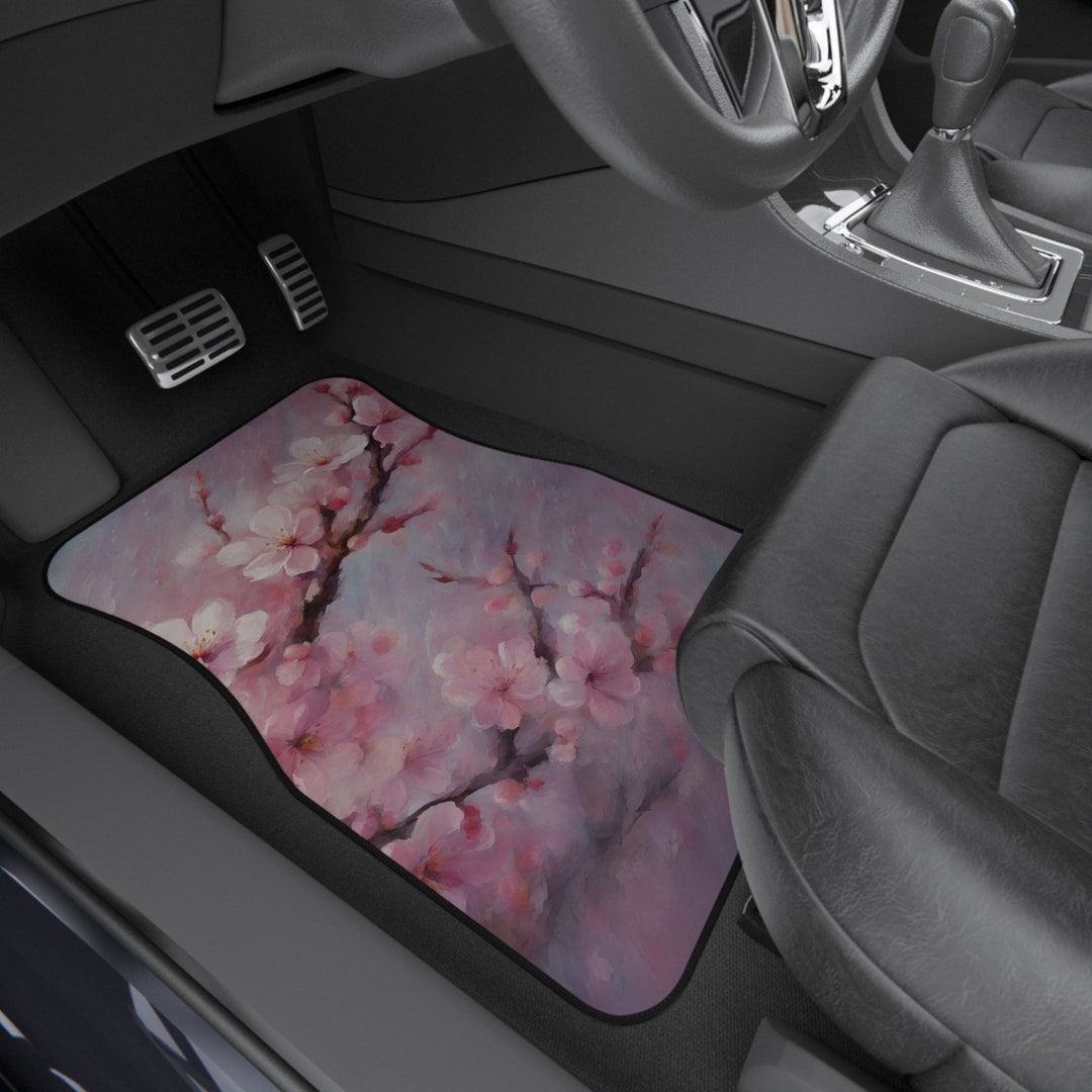 Cherry Blossom Tree Car Mats for Women Custom Car Mats Set Personalized ...