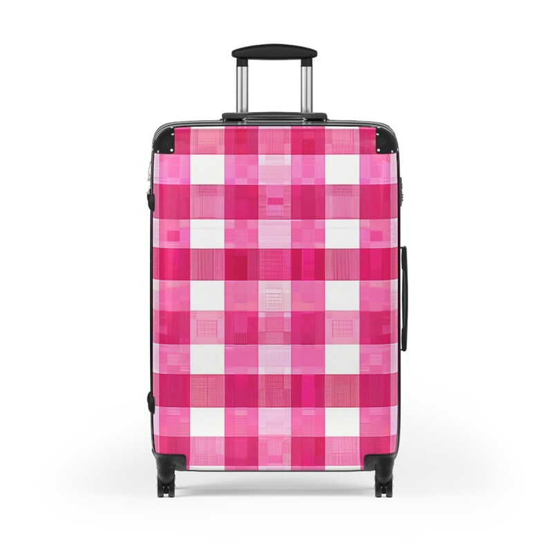 Checkers Suitcase With Wheels Travel Luggage Custom Suitcase for Women ...