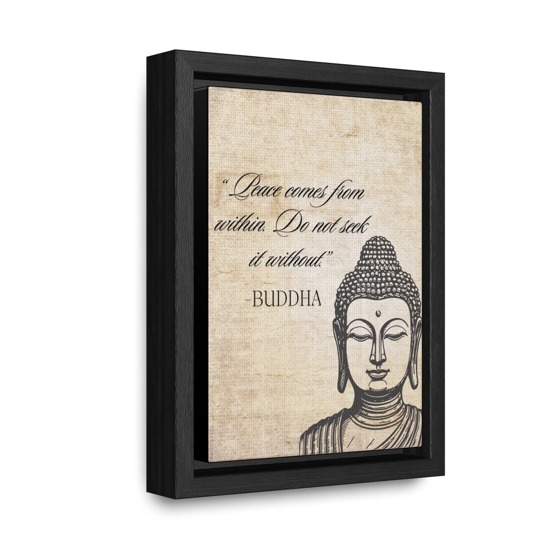 Buddha Quote Gallery Canvas Wraps Vertical Frame Buddhism Inspirational ...