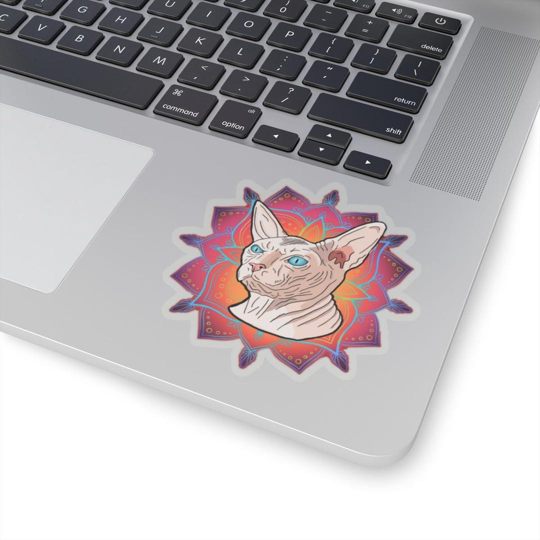 Sphinx Mandala Stickers, Egyptian Sticker, Illustrated Decals, Unique ...