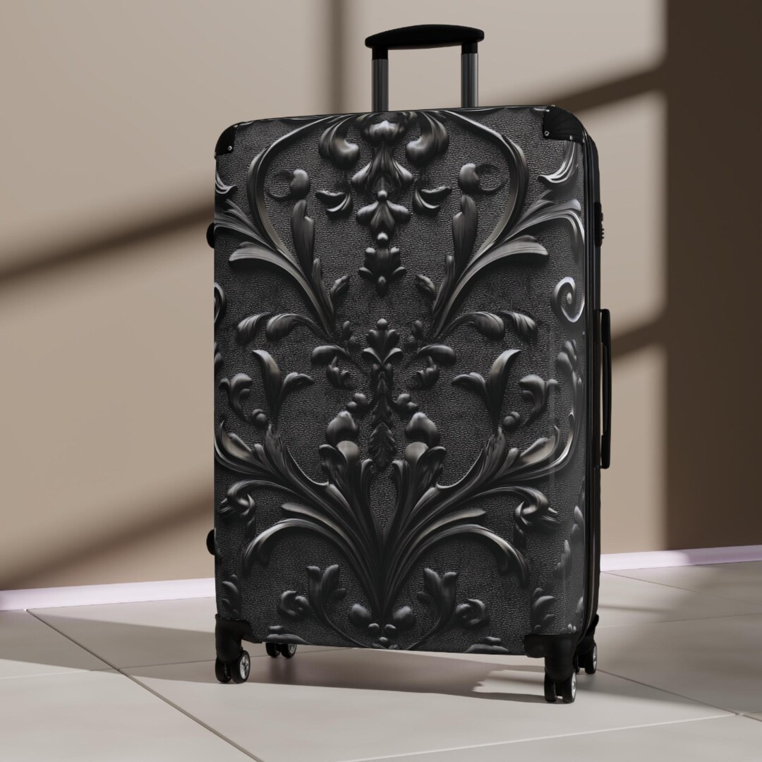 Gothic Travel Suitcase Custom Rolling Luggage for Wanderlust ...