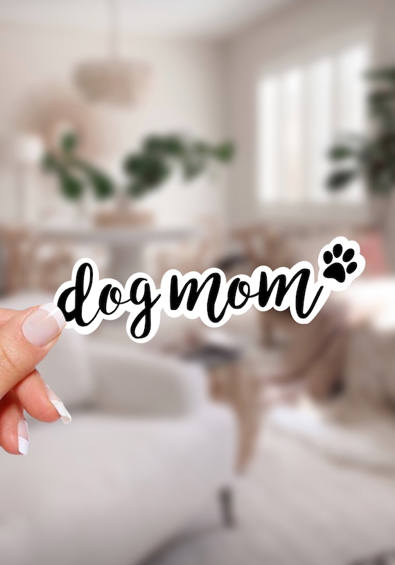 Dog Mom Sticker Waterproof Stickers Boho Stickers Positive - Etsy