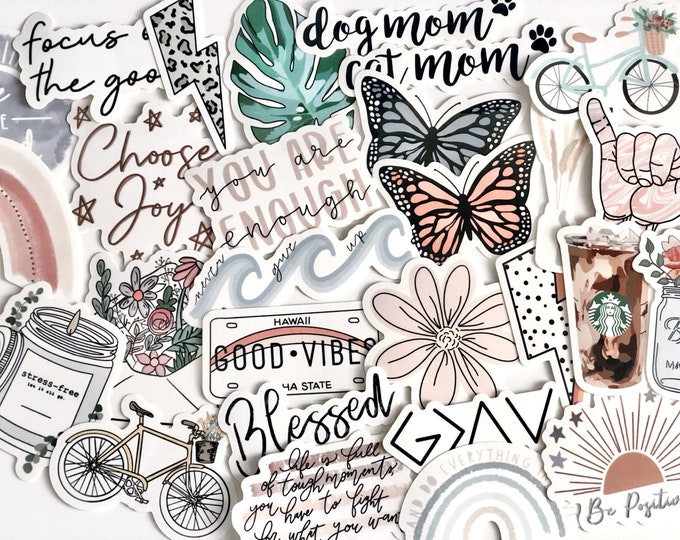 PICK YOUR STICKERS - Custom Amount Vinyl Sticker Pack Customization ...