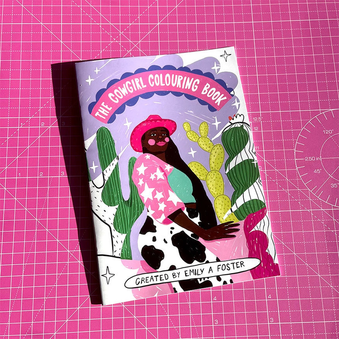 The Cowgirl Colouring Book Wild West Feminist Empowering Illustrated - Etsy