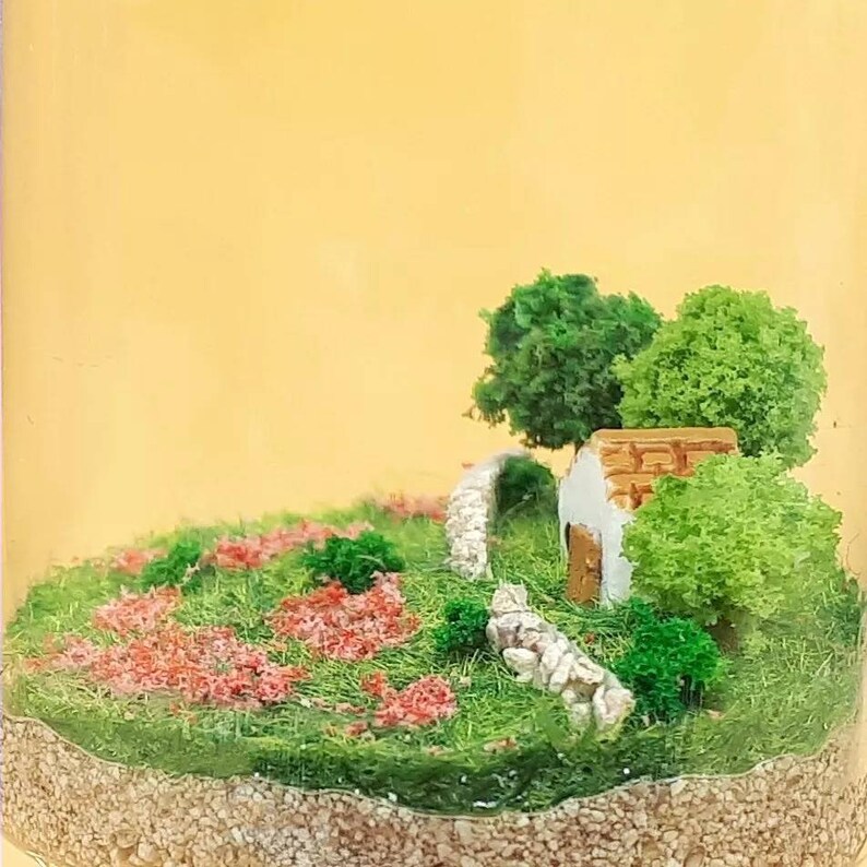 Poppies Field Diorama. Miniature Poppies. Miniature Diorama. Poppies ...