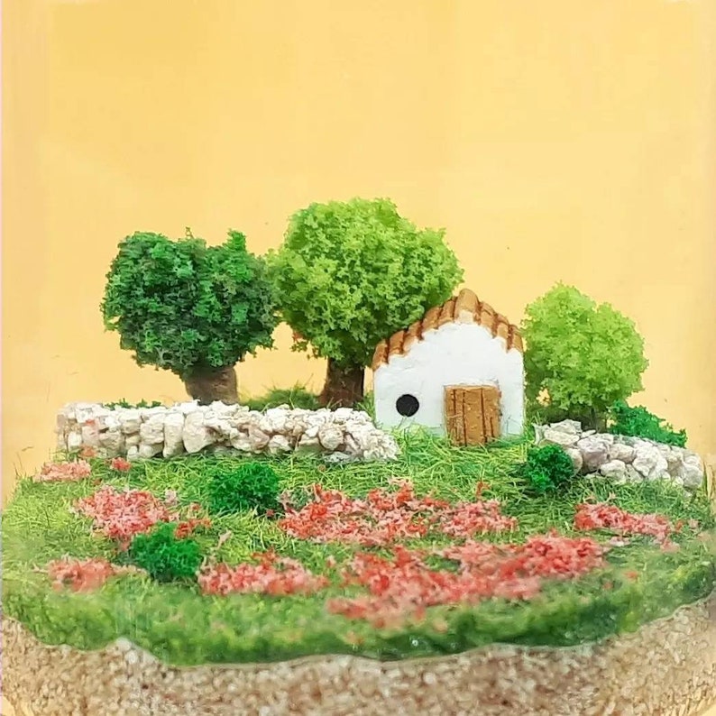 Poppies Field Diorama. Miniature Poppies. Miniature Diorama. Poppies ...