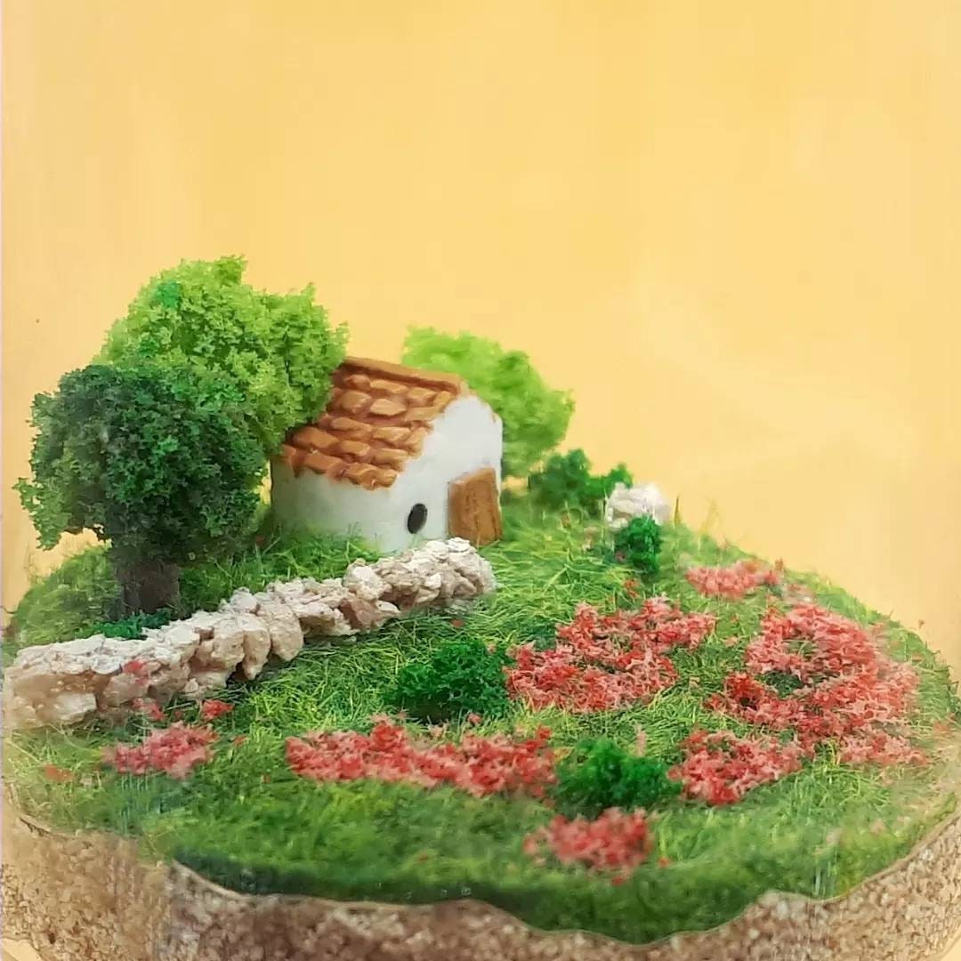 Poppies Field Diorama. Miniature Poppies. Miniature Diorama. - Etsy