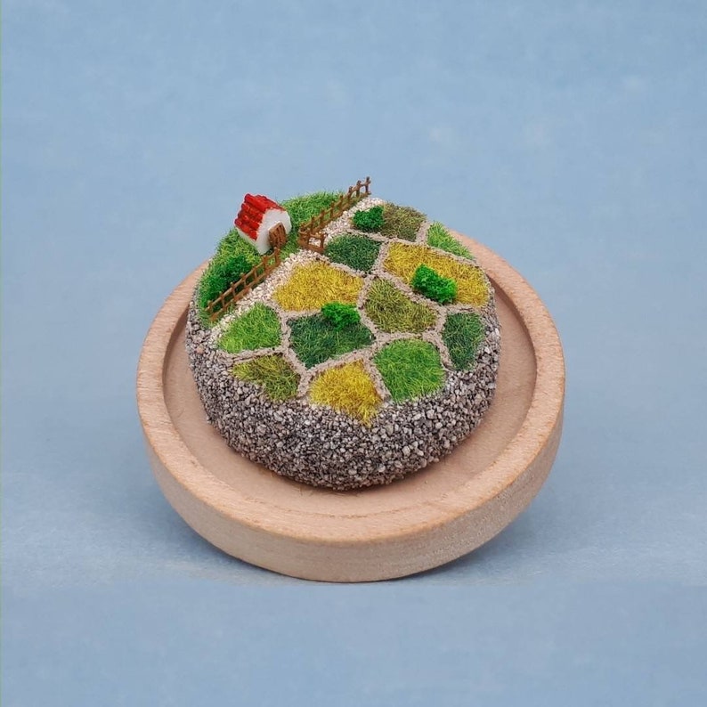 Sown Fields Diorama. Miniature Diorama. Diorama Field. Miniature Farm ...