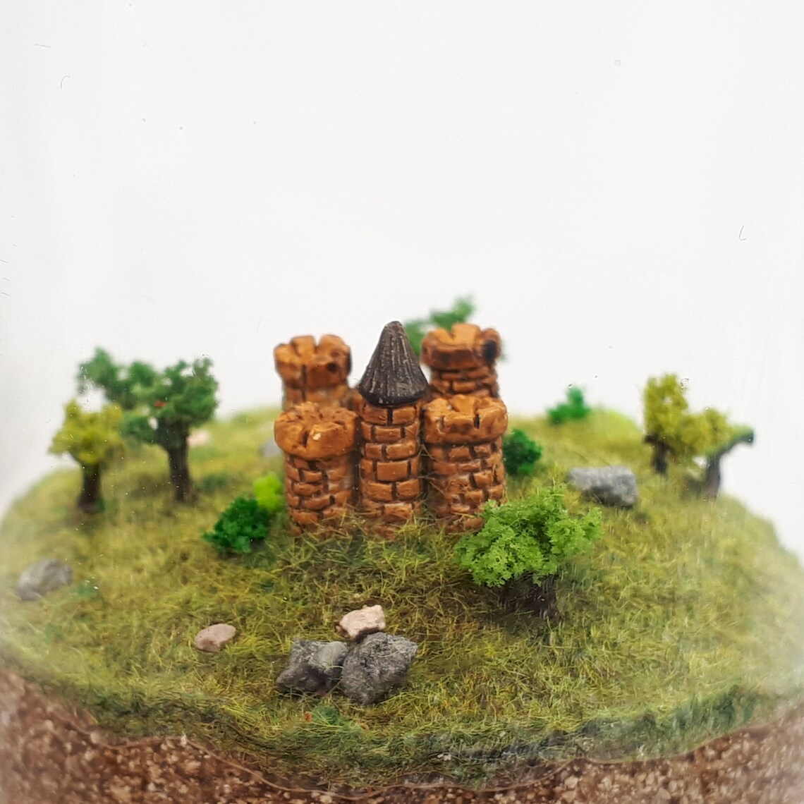 Miniature Castle Diorama. Medieval Castle. Castle Scene. Miniature ...