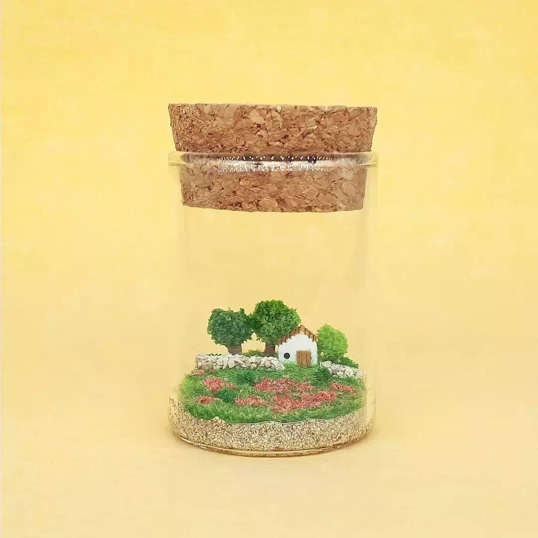 Poppies Field Diorama. Miniature Poppies. Miniature Diorama. - Etsy