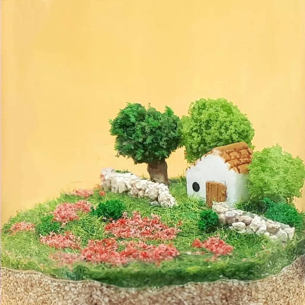 Poppies Field Diorama. Miniature Poppies. Miniature Diorama. Poppies ...