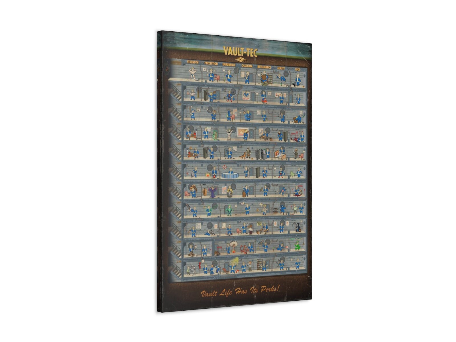 Fallout 4 Perk Chart Scroll Clipart