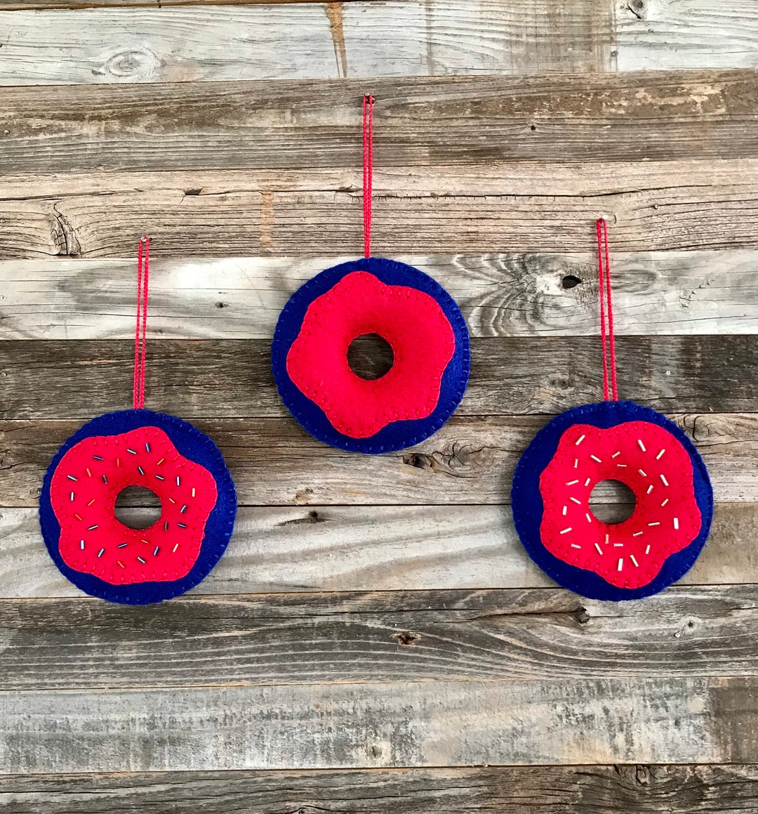 Phish Donut Ornament - Handmade Felt Donuts - Etsy