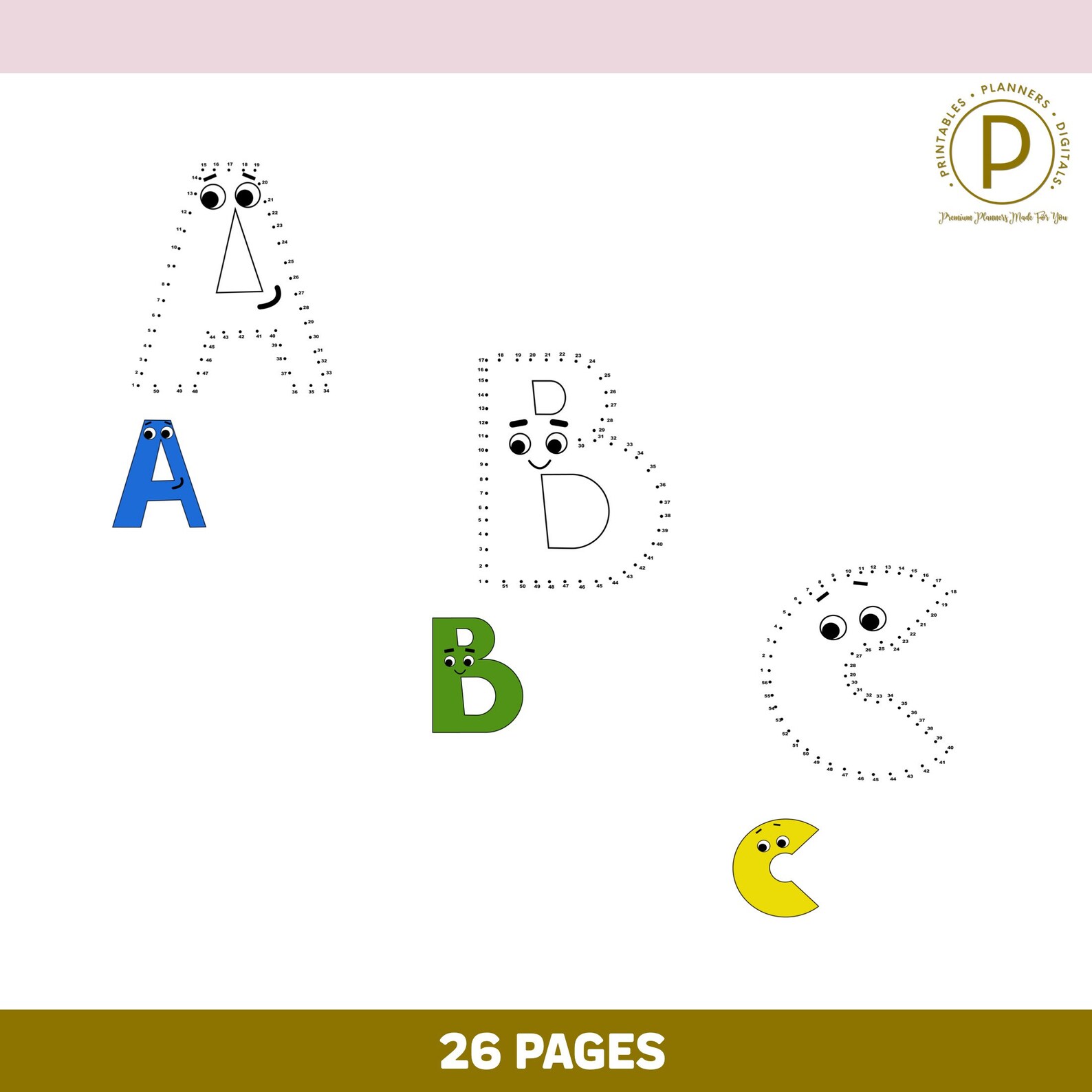 Alphabet Dot to Dot, Homeschool Activities for Kids, Alphabet Printable ...