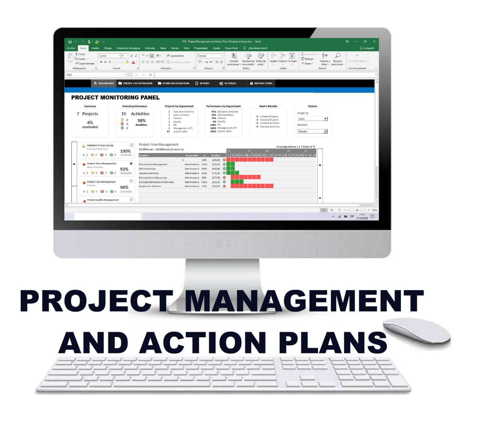 7 Pack Professional Excel Templates - Etsy