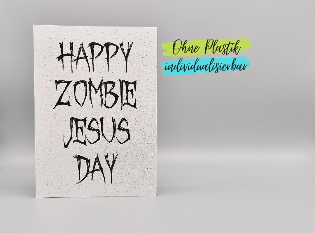 Map Easter Happy Zombie Jesus Day - Etsy