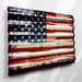 24 Inch Rustic American Flag Metal Sign - Etsy