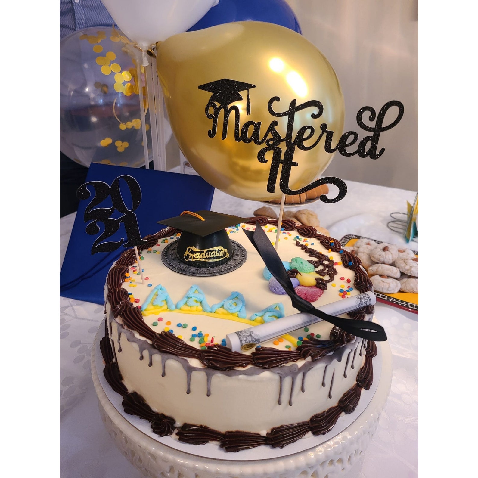 Mastered It Cake Topper Graduation Cake Topper - Etsy