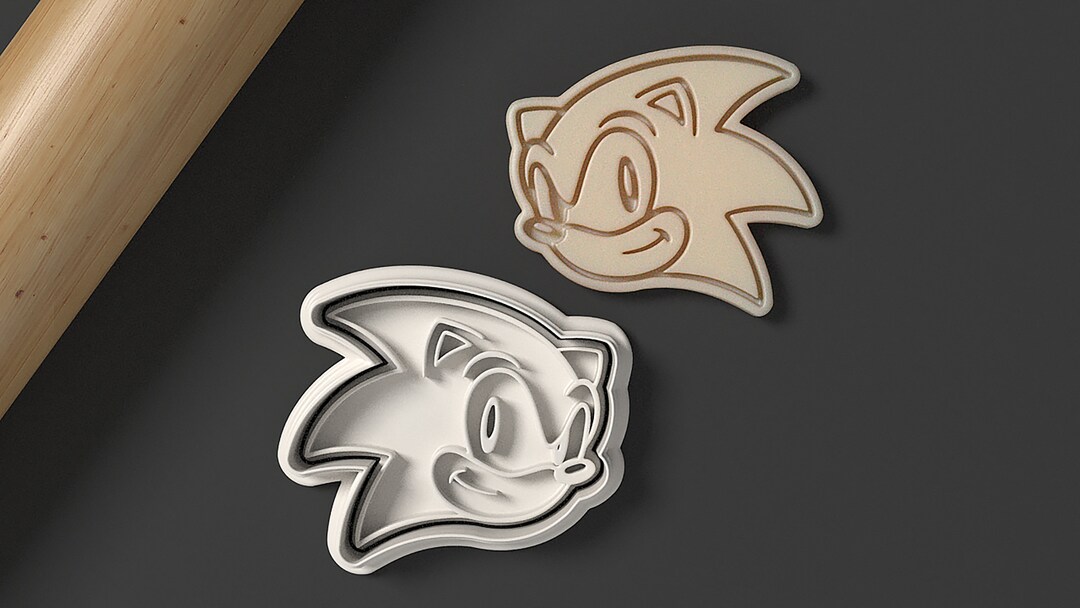 Sonic the Hedgehog Cookie Cutter and Stamp Set Miles Tails Prower ...