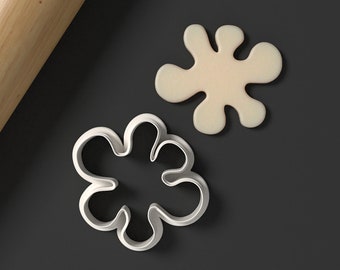 Paint Blob Splash Splatter Cookie Cutter From Mini to Large Polymer ...