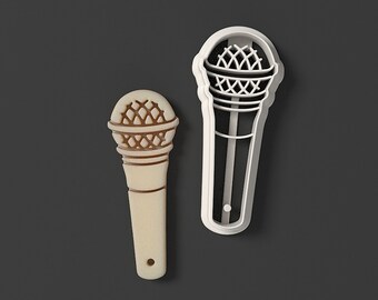 TV Microphone 266-A767 Cookie Cutter Set - Etsy
