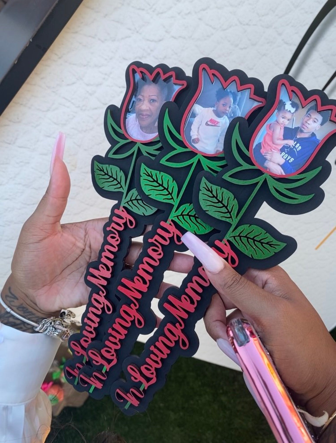 In Loving Memory Rose Memorial Loved One Memory Gift Rest in - Etsy