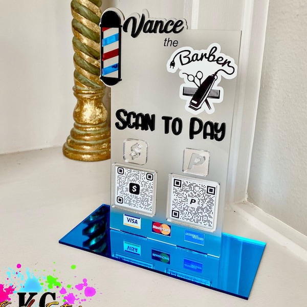 Acrylic Pay Me Sign - Etsy